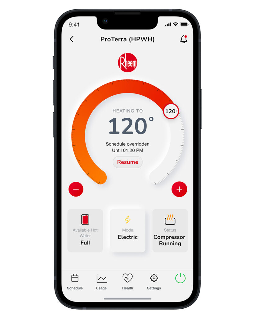 How to Update App for Comfort and Savings - Water Heating Blog - Rheem ...
