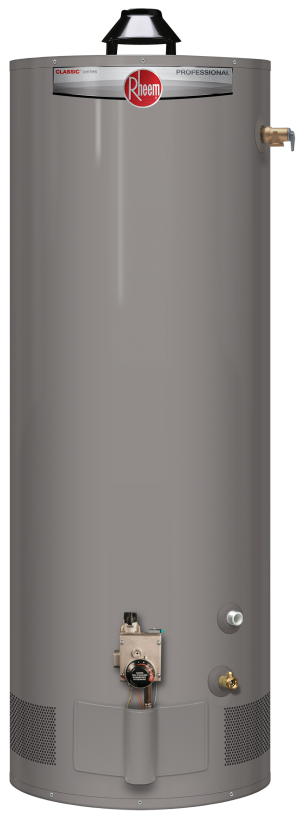 Rheem Residential Gas Water Heaters - Professional Classic Atmospheric ...